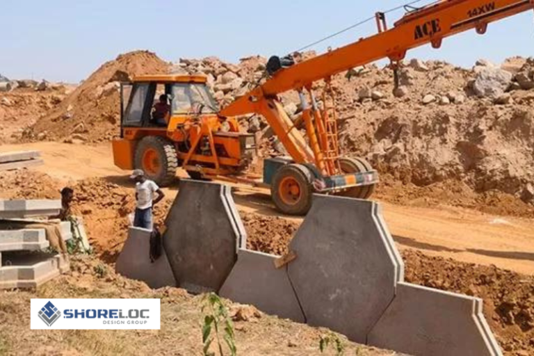 Custom Retaining Wall Blocks for Commercial Construction - ShoreLoc